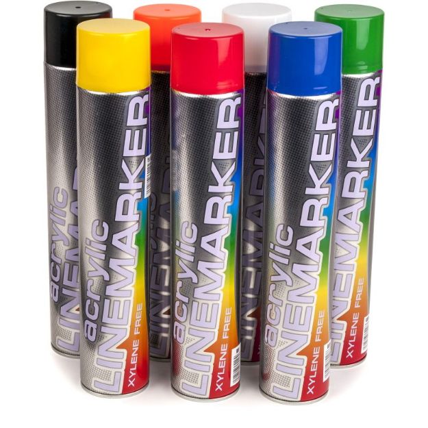 Anchor Fixings Ltd - Linemarker Spray - 750ml Red